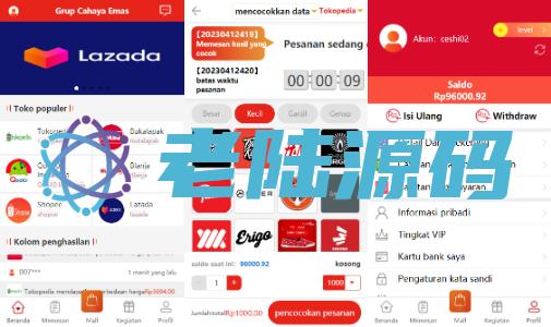 【海外多语言伪商城cp游戏】uniapp伪商城刷单系统/订单自动匹配系统/带预设/代理后台_老陆海外精品源码